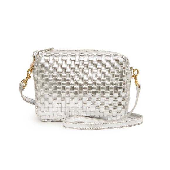 Clare V. | Bags | New Clare V Midi Sac Crossbody Bag In Silver | Poshmark